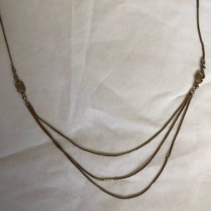 Jewelry | Vintage Gold Stacked Necklace | Poshmark